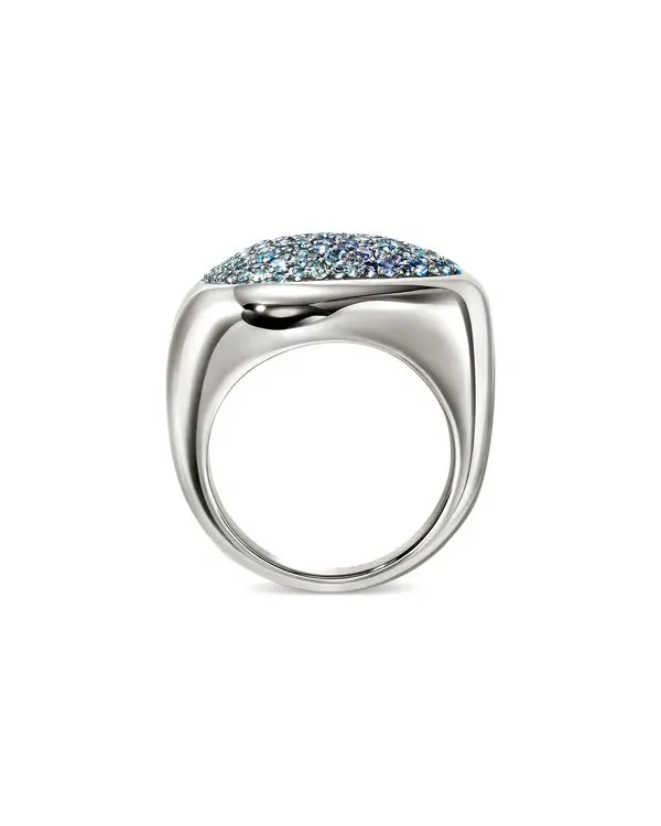 John Hardy Sterling Gemstone Ombre Pebble Ring - Silver