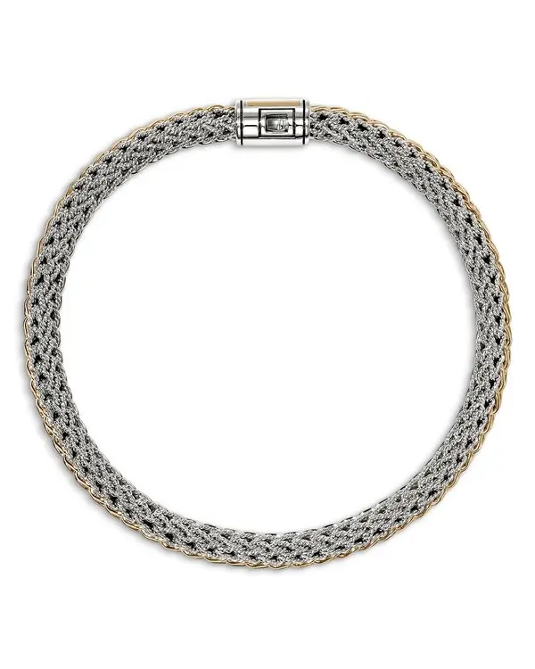 John Hardy Icon Reversible Woven Bracelet - Silver