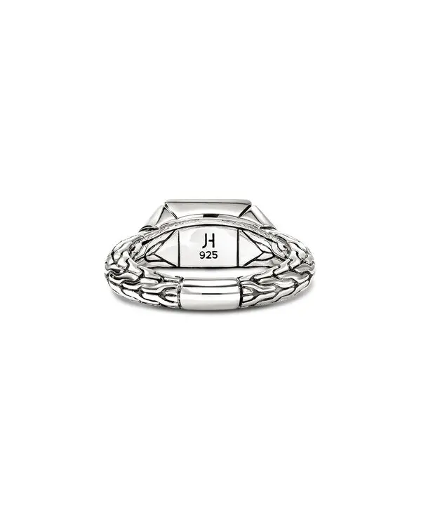 John Hardy Sterling & 14k Yellow Gold Icon Stud Ring