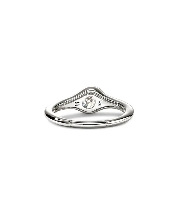 John Hardy Lovestruck Lab Grown Diamond Ring - Silver