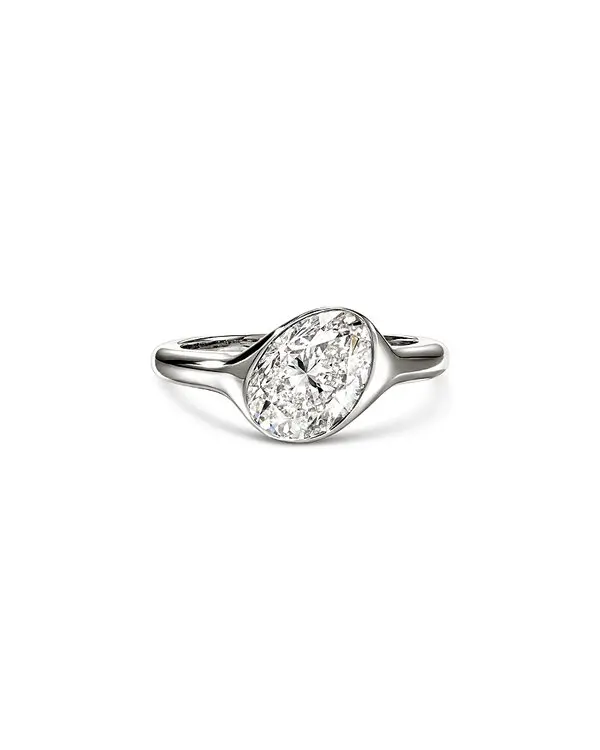 John Hardy Lovestruck Lab Grown Diamond Ring - Silver