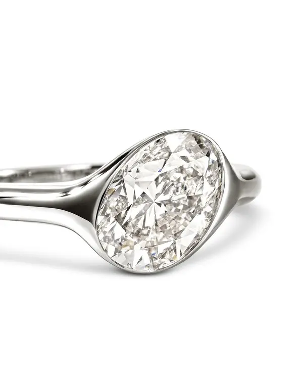 John Hardy Lovestruck Lab Grown Diamond Ring - Silver