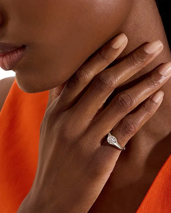 John Hardy Lovestruck Oval Solitaire Ring - Silver