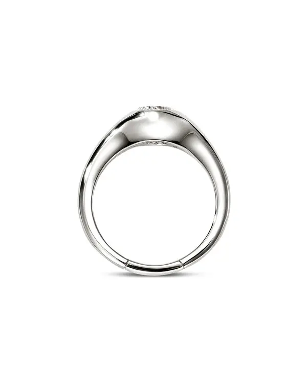 John Hardy Lovestruck Oval Solitaire Ring - Silver
