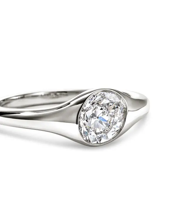 John Hardy Lovestruck Oval Solitaire Ring - Silver