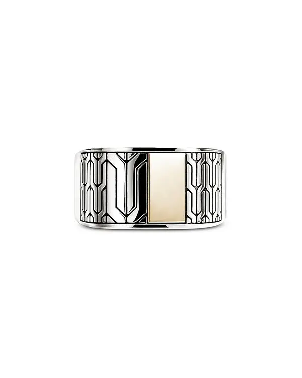 John Hardy Icon 50 Signet Ring - Silver
