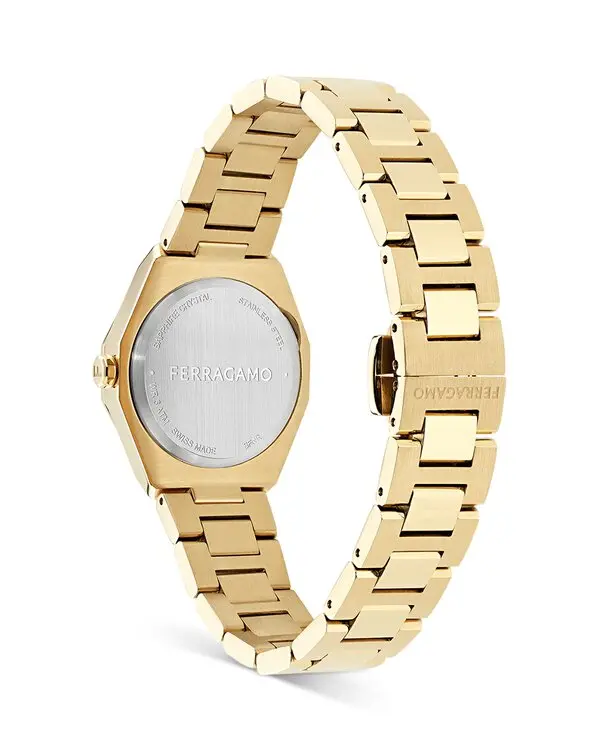FERRAGAMO Edge 28mm Watch - Gold