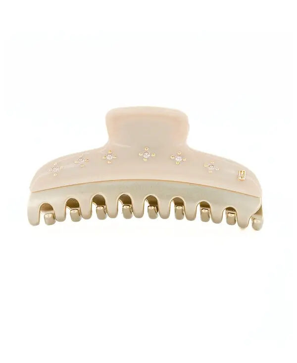 Alexandre De Paris Soleil Levant Large Vendome Claw Clip - Ivory
