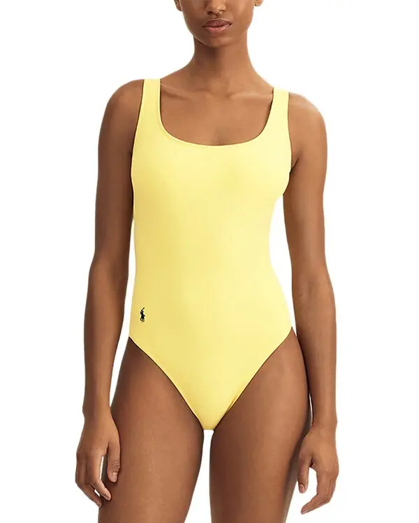 Polo Ralph Lauren Martinique One Piece Swimsuit - Yellow