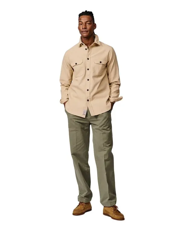 AUBIN Henderson Canvas Relaxed Fit Overshirt