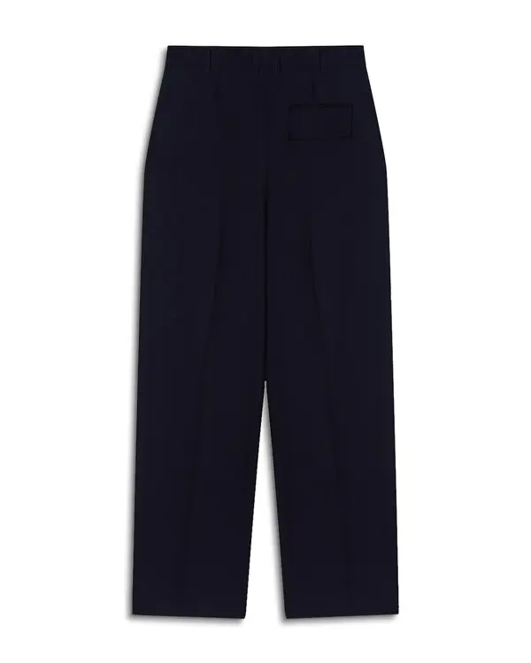 Emporio Armani Pleated Wool Trousers