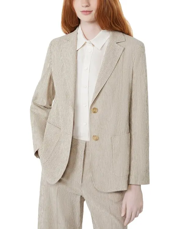 Max Mara Wkdaletta Seersucker Blazer