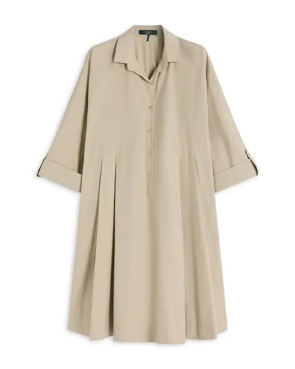 Max Mara Wkdseggio Flared Cotton Dress - Sand