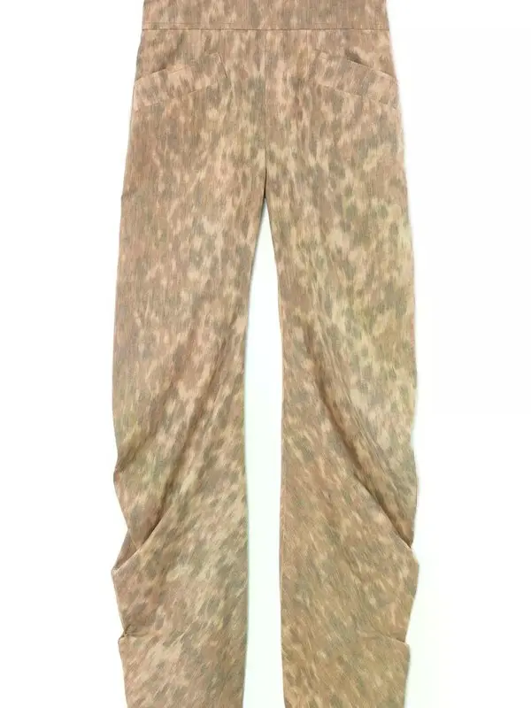 GANNI Printed Trousers