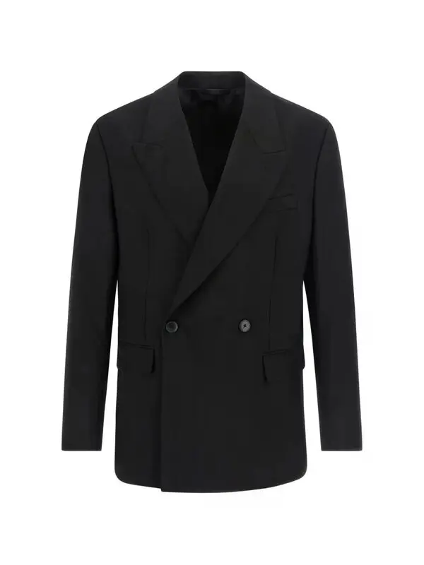 MFPEN Double-breasted Peaked-lapel Blazer