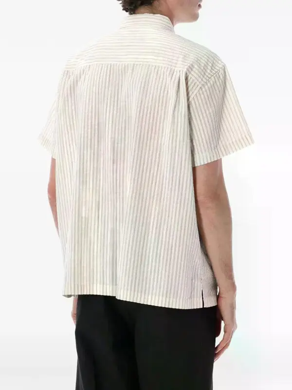 Obey Alan Striped Chest-pocket Shirt