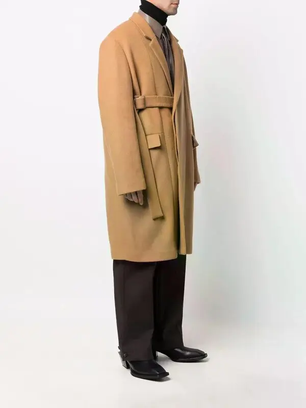 AMBUSH Virgin Wool-blend Belted Coat