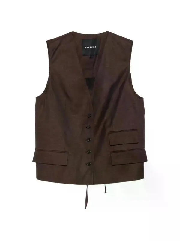 HERSKIND Samos Button-up Waistcoat