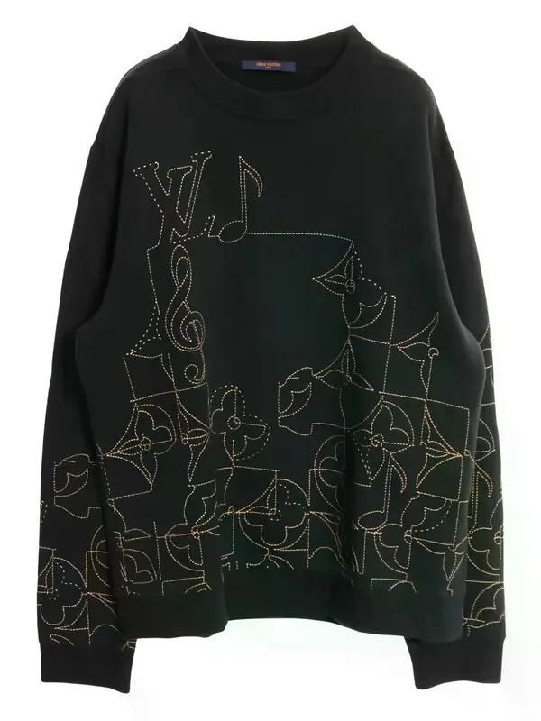 LOUIS VUITTON 2010s Embroidered Sweater