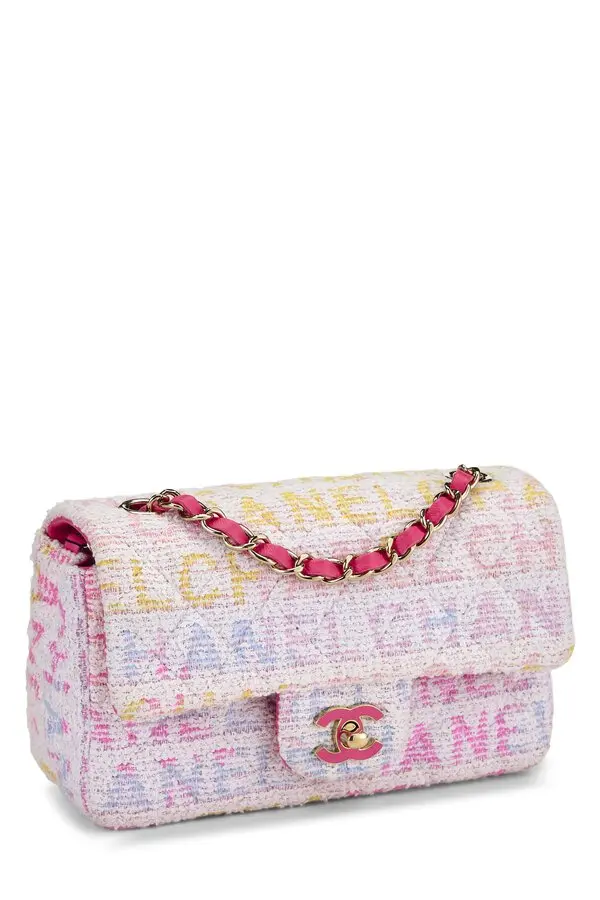 Chanel Quilted Tweed Rectangular Flap - Multi