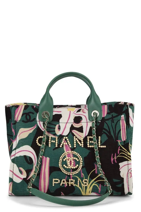 Chanel Paris-dakar Color Velvet Deauville Tote - Multi