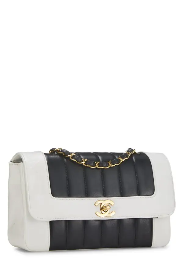 Chanel Vertical Lambskin Border Flap Bag