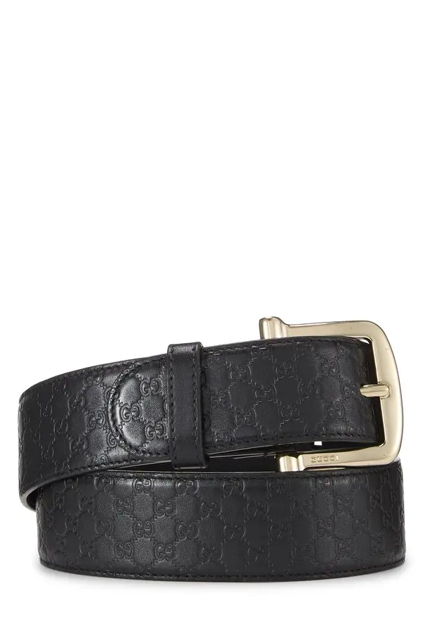 Gucci Microssima Belt 80 - Black