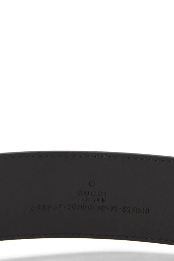 Gucci G Buckle Belt 80 - Black
