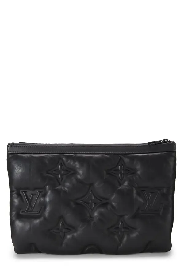 LOUIS VUITTON Monogram Puffer A4 Pouch