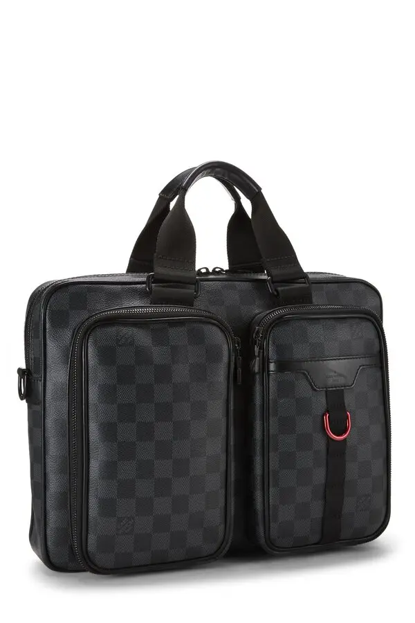 LOUIS VUITTON Damier Graphite Utility Business Bag