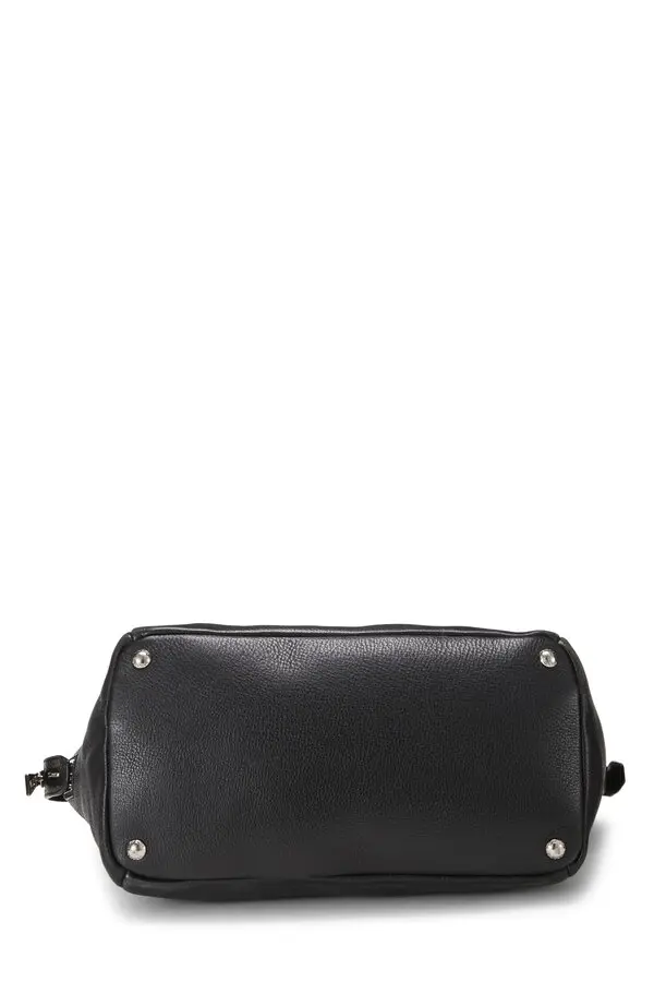 Prada Vitello Daino Handbag - Black