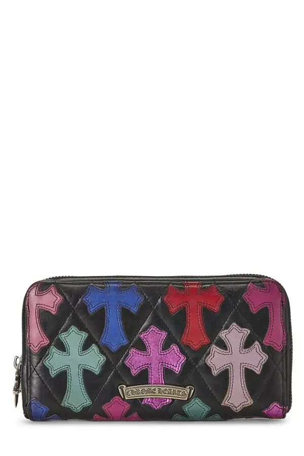 Chrome Hearts Cemetery Cross Zip-around Wallet