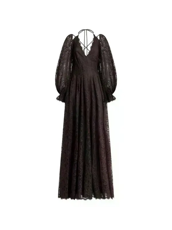 Etro Paisley Motif Long Lace Dress