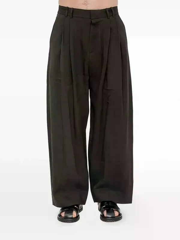 Studio Nicholson Line Trousers - Brown