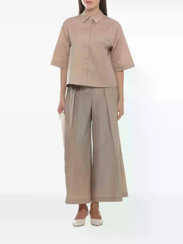 Peserico Pocket Detail Shirt - Neutrals