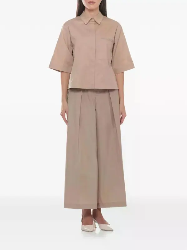 Peserico Pocket Detail Shirt - Neutrals