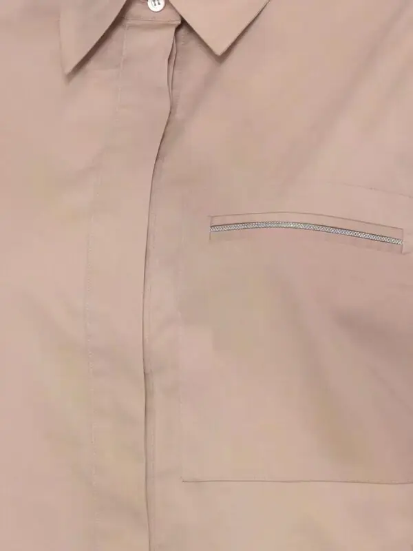Peserico Pocket Detail Shirt - Neutrals