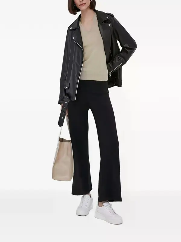 BENETTON V-neck Long Sleeve Sweater - Neutrals