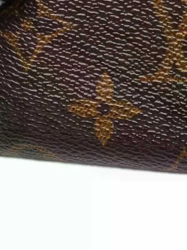 LOUIS VUITTON 2009 Monogram Zip Wallet - Brown