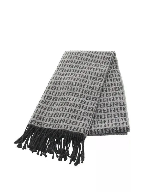 Fendi 1910s Ff-pattern Scarf - Grey