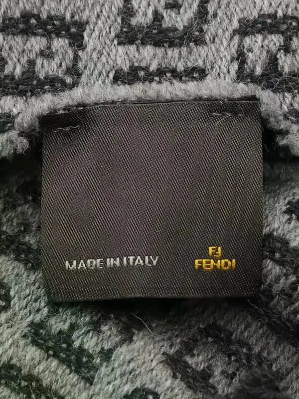 Fendi 1910s Ff-pattern Scarf - Grey