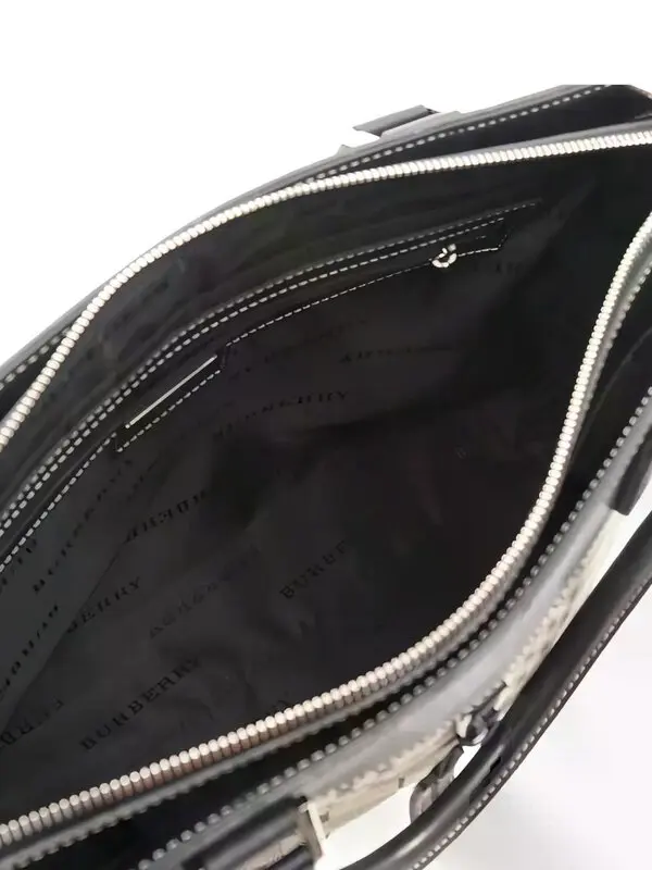 Burberry 2000s Check-pattern Tote Bag