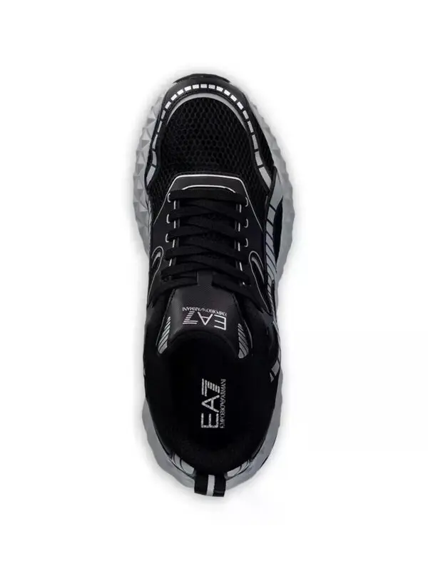 EA7 Panelled Sneakers - Black