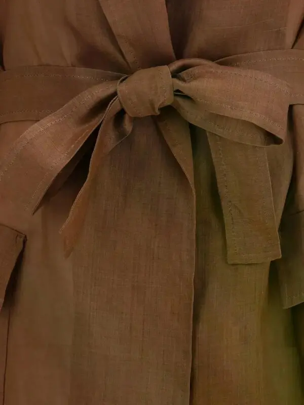 Max Mara Belted Jacket - Brown