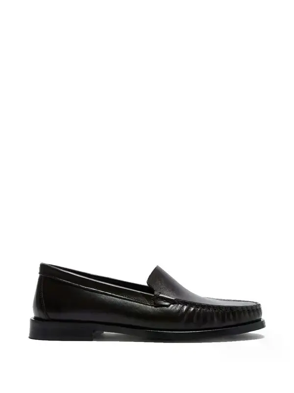 AeydĒ Arthur Stitched Loafers - Brown