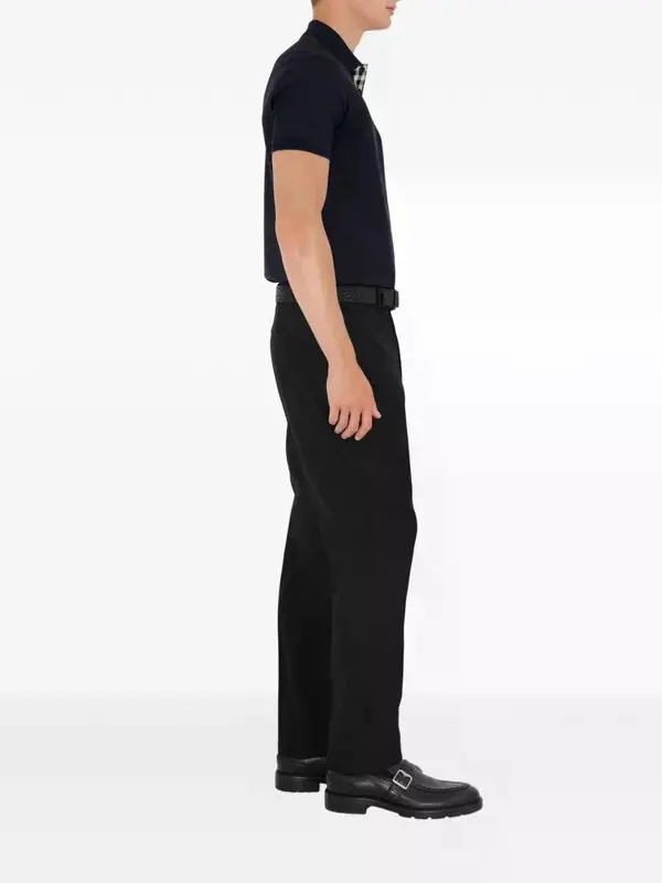 Burberry Cotton Polo Shirt - Blue