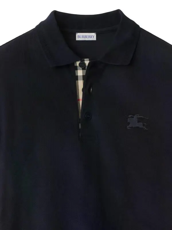 Burberry Cotton Polo Shirt - Blue