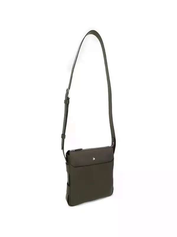 Montblanc Leather Messenger Bag - Green