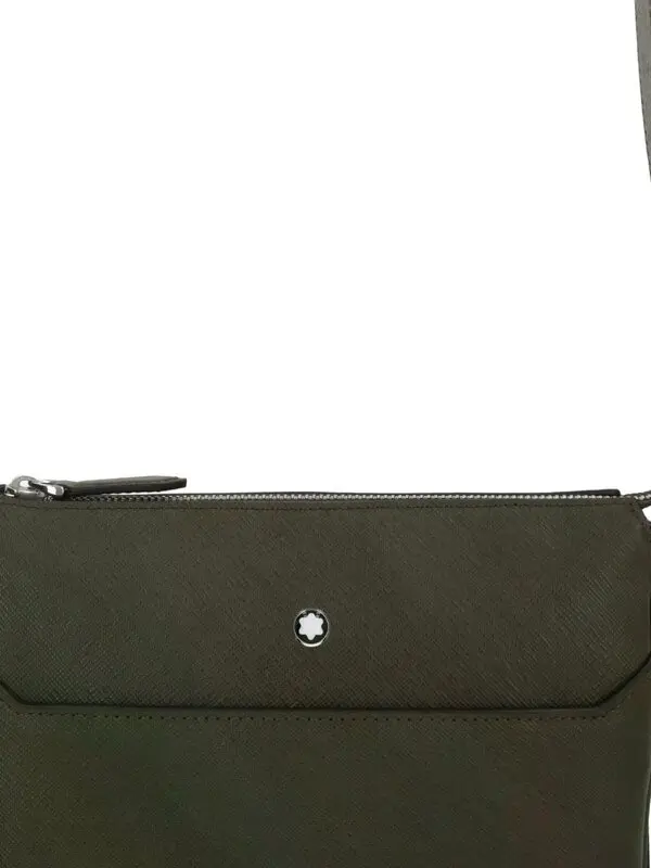 Montblanc Leather Messenger Bag - Green