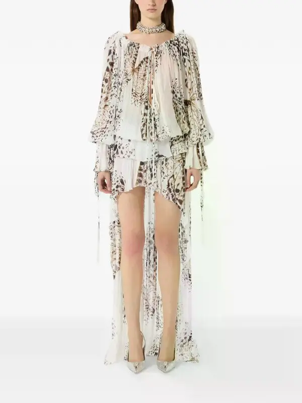 Blumarine Long-sleeves Blouse - White